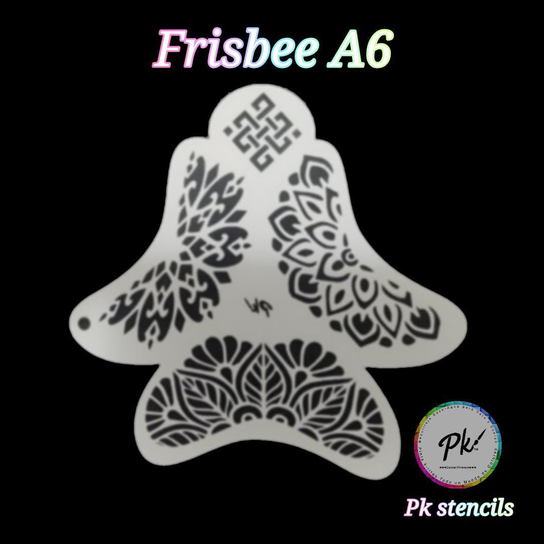 PK Frisbee Stencils A6 – Kryvaline Body Art Makeup