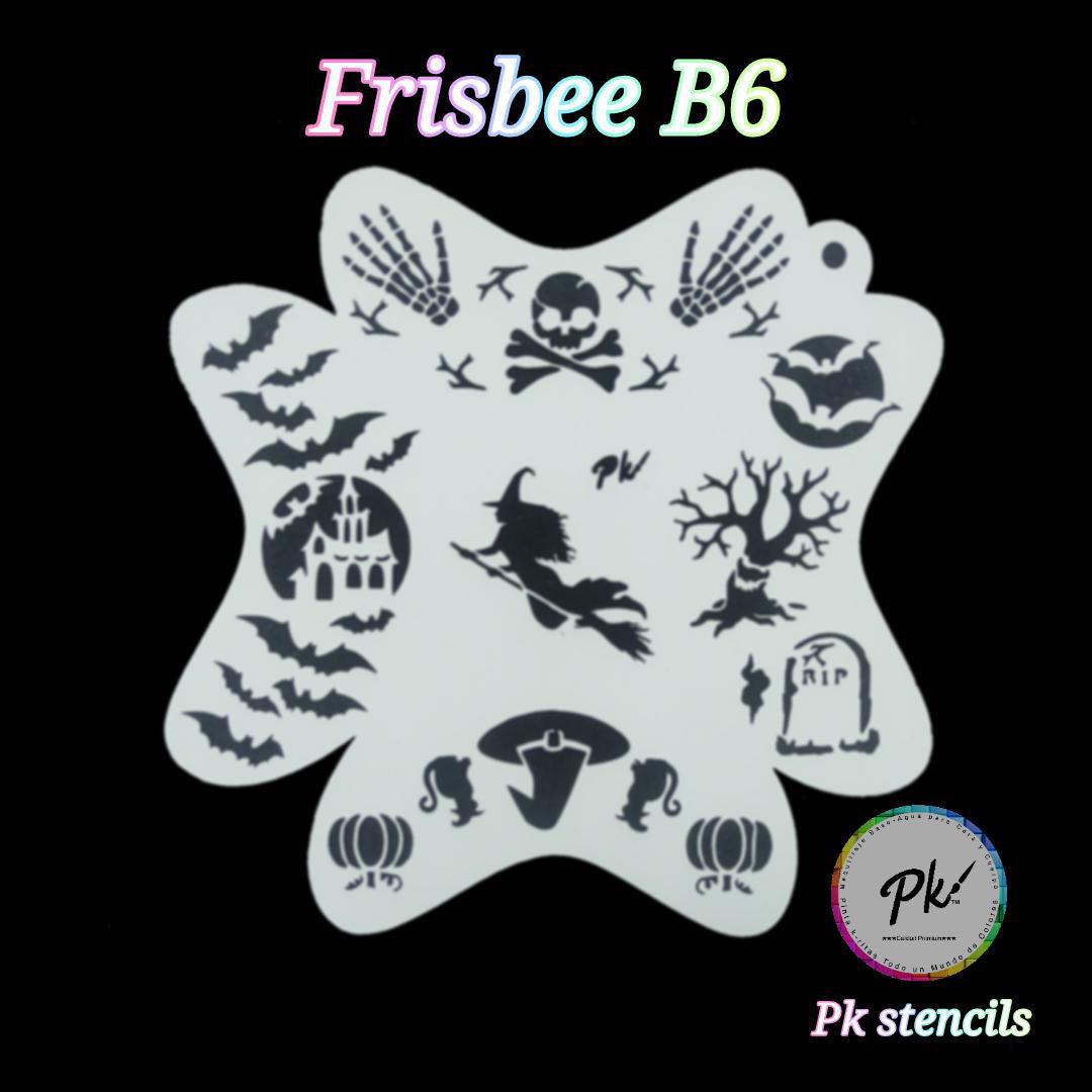 PK Frisbee Stencils B6 – Kryvaline Body Art Makeup
