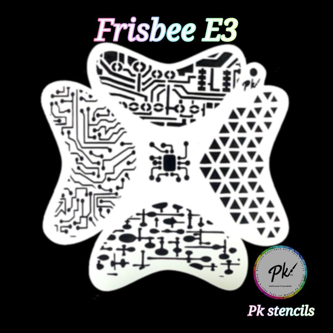Stencils for Face Painting | PK Frisbee Stencil Designs – Kryvaline ...