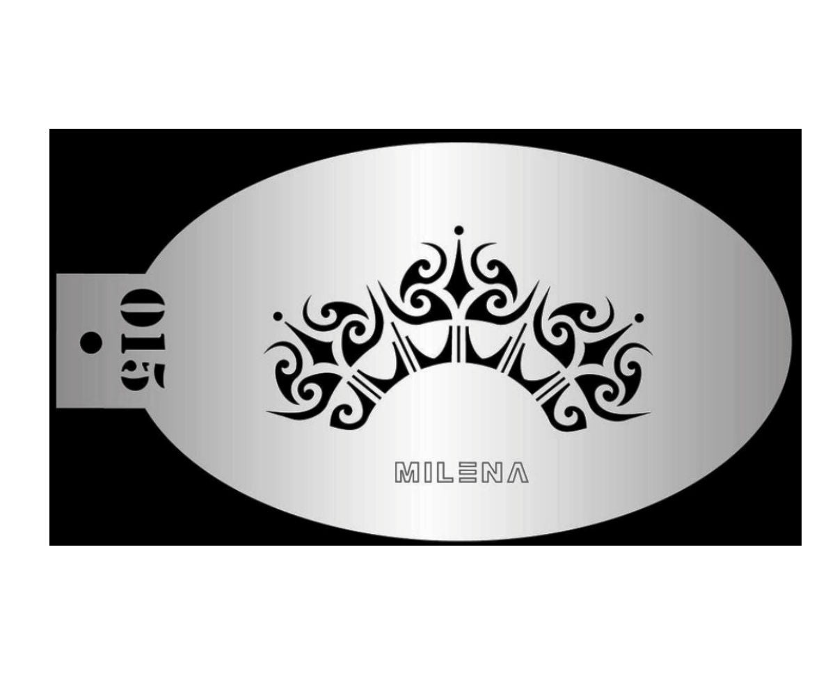 Milena Face Painting Stencils O15 – Kryvaline Body Art Makeup